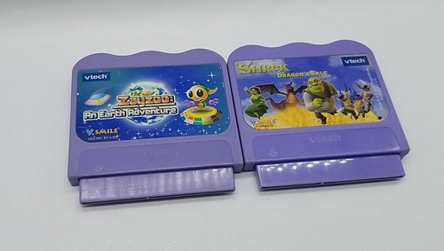 VTech VSmile DreamWorks Shrek Dragon's Tale & Zayzoo Cartridge Game ...
