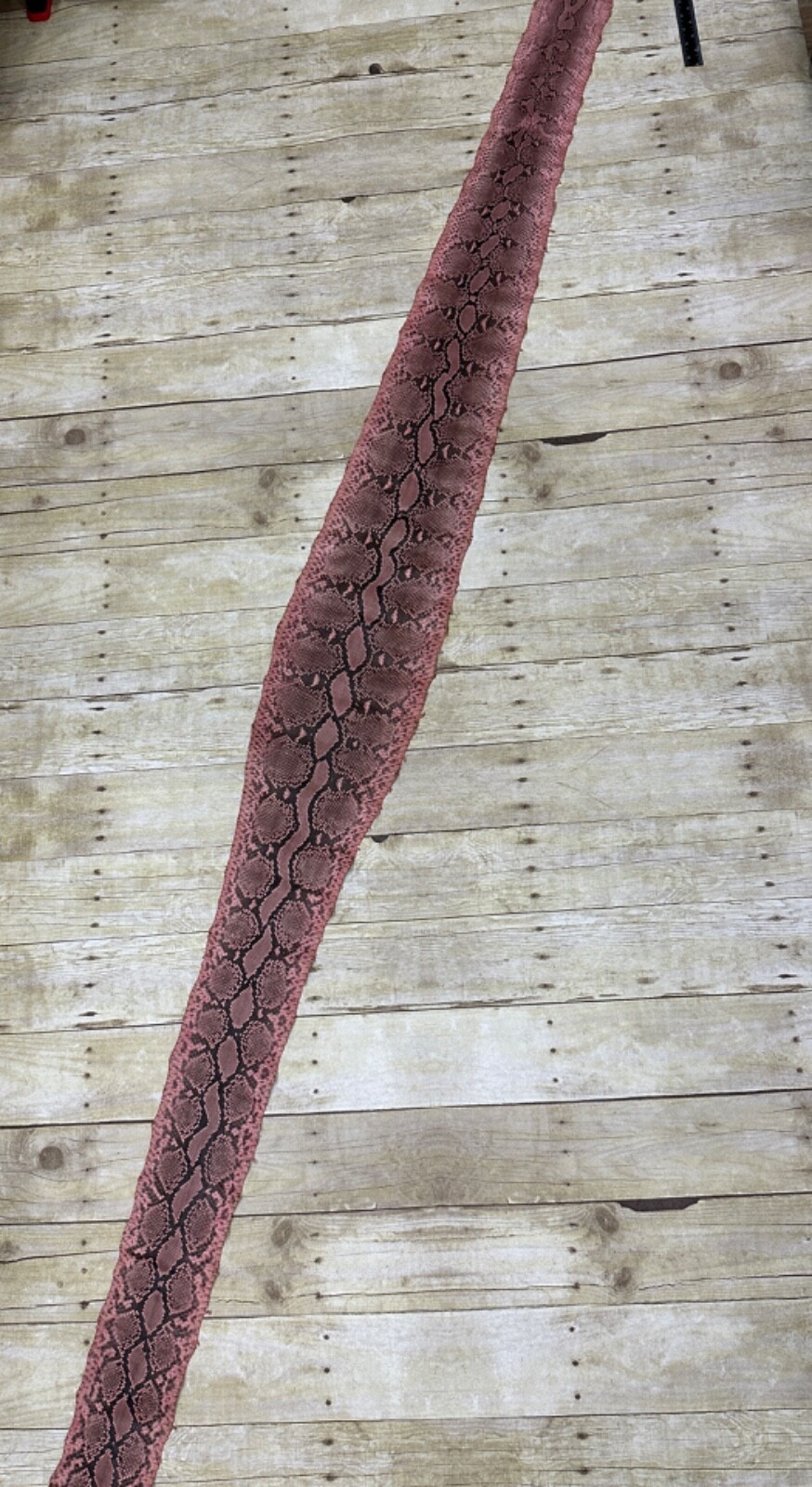 Pink xxl Big Genuine Python Snakeskin Leather real hide snake skin Rattle Jumbo | eBay