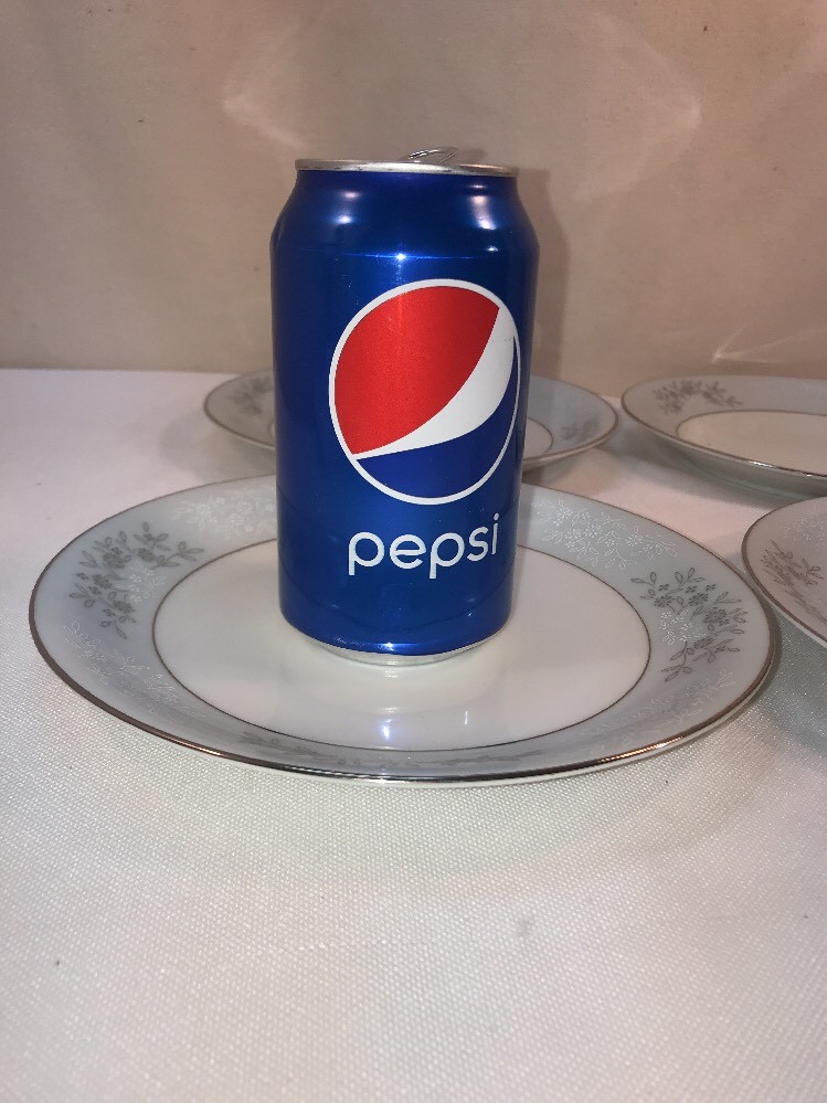 Vtg 4pc 1950’s Noritake Blue Ridge flower Luncheon Salad Dessert Bread ...