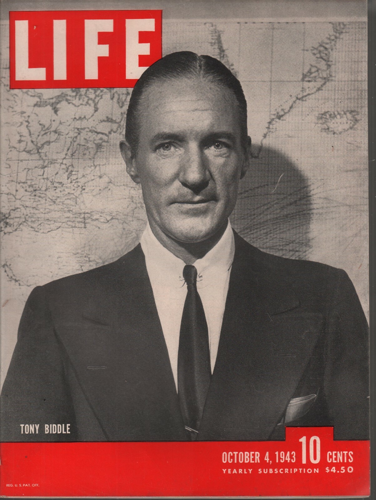 Life Magazine October 4 1943 Tony Biddle Vintage WWII Ads 082119AME | eBay