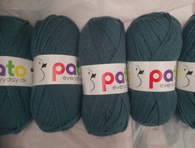 500g Cygnet Pato Everyday Denim DK Really Soft Baby Wool 5 x 100g balls ...