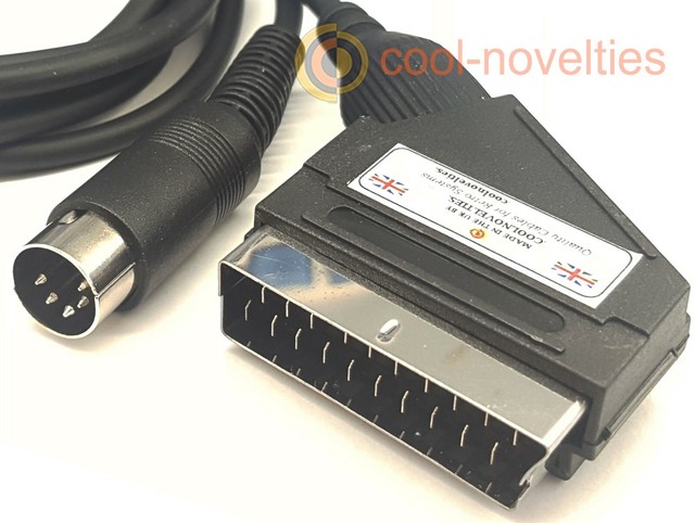 Commodore 64 & 128 C64 / C128 TV SCART AV Cable by Coolnovelties for ...
