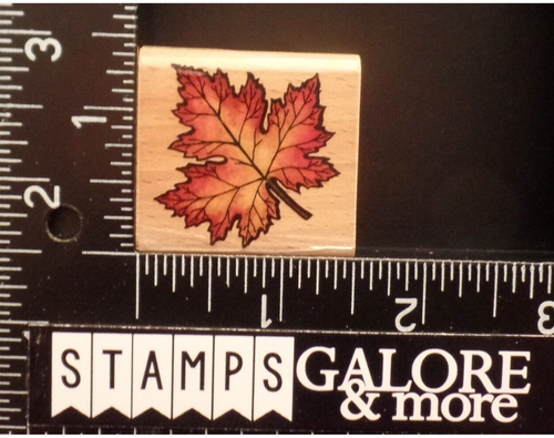 STAMP CRAFT RUBBER STAMPS MAPLE TREE LEAVES LEAF #T21 | eBay