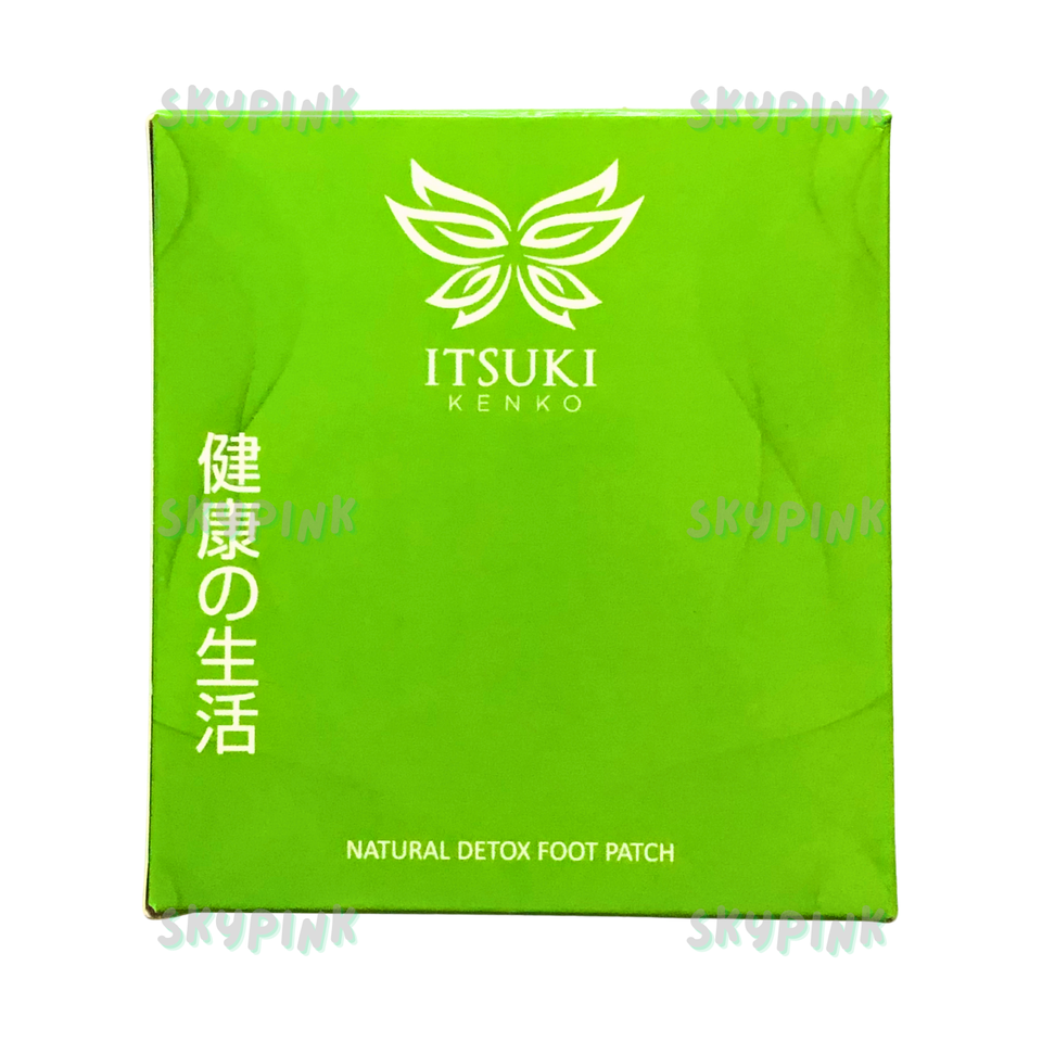 ITSUKI KENKO Original Health Cleansing Detox Foot Pads "Patch" Herbal ...