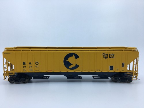 HO Intermountain Chessie System 4750 Cu Ft 3-Bay Covered Hopper B&O ...