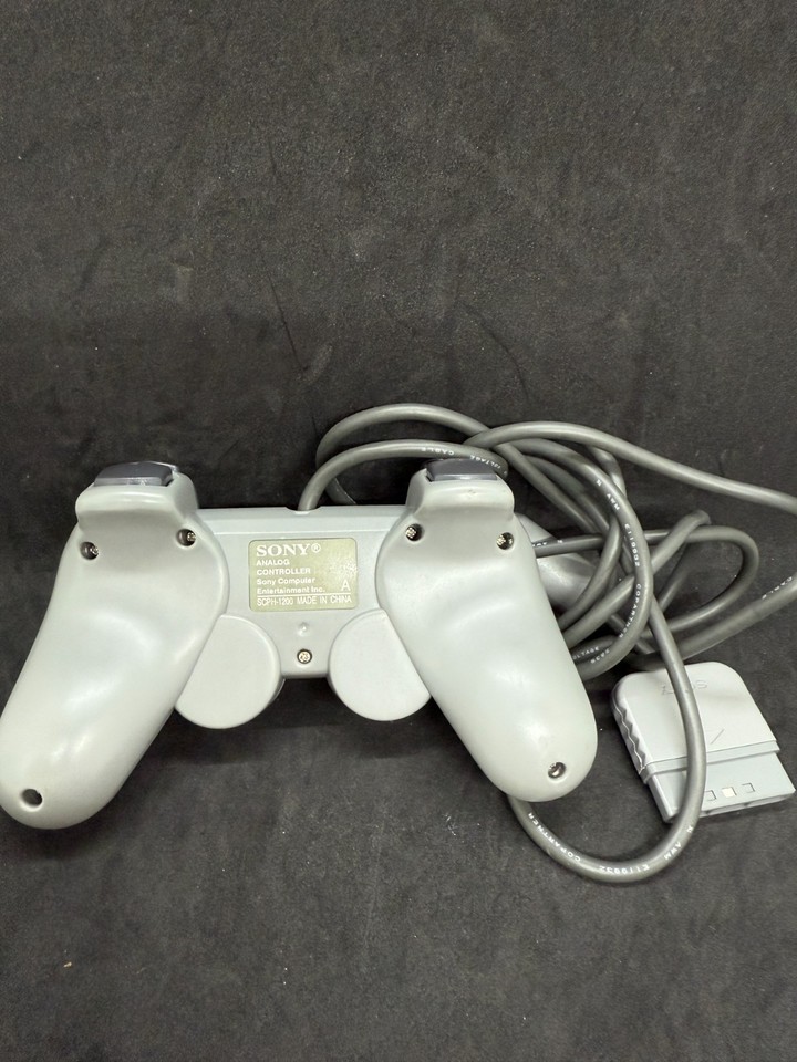 Original Sony PS1 Controller PlayStation 1 Gray Joystick Excellent ...