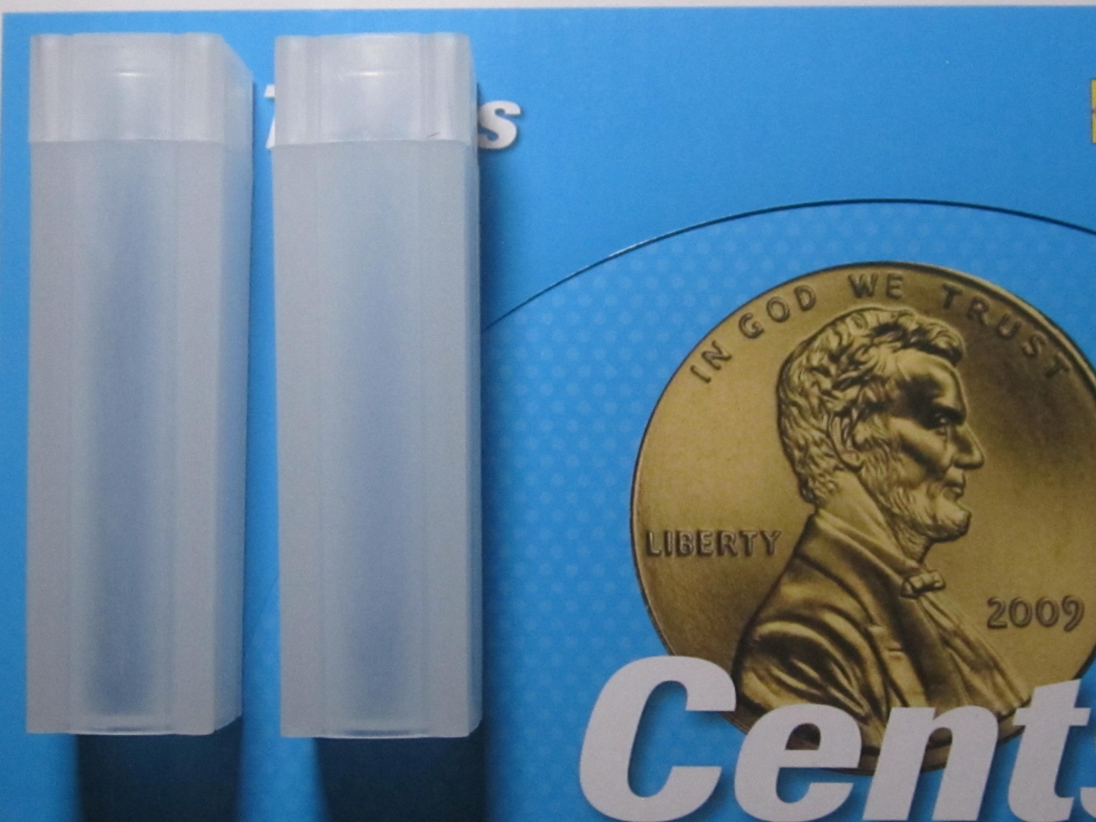 Cent Coin Tubes, Square / Lighthouse / Purchase as many as you need ...