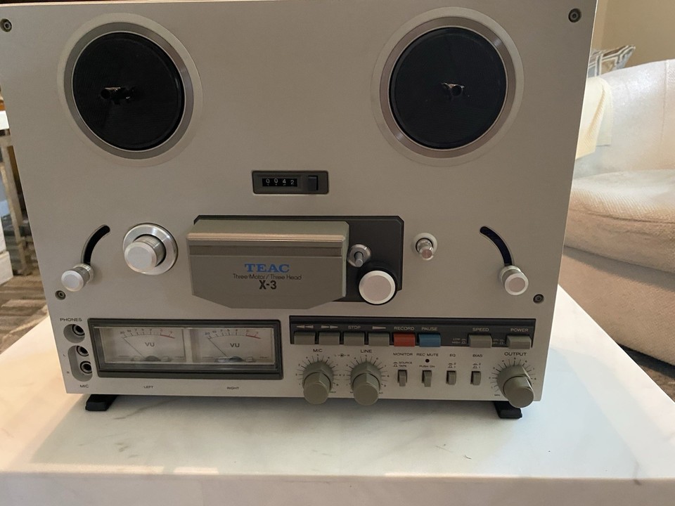Teac X-3 Silver Three Motor And Head 70W Stereo Reel To Reel Tape Deck ...