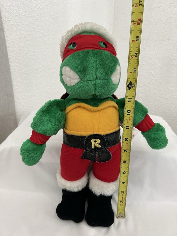 1990 Playmates Teenage Mutant Ninja Turtles TMNT Raphael Santa Vtg ...