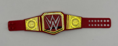 WWE Red Universal Championship Belt Accessory Mattel Figure Prop 1/12 ...