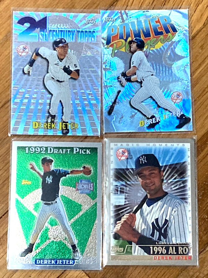 Derek Jeter Baseball Card lot (14) New York Yankees Near Mint or Better ...