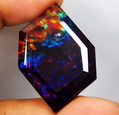 52.90 Ct Natural Ammolite Fancy Opal -Like Organic Doublet Rare Loose ...