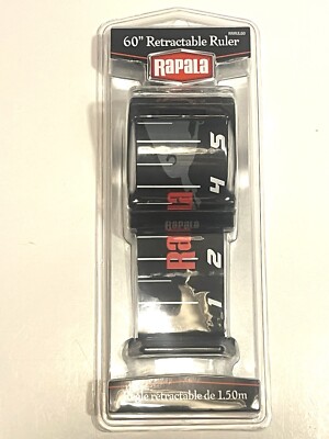 New Rapala Fishing 60" Retractable Fish Ruler | eBay