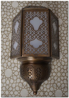 Set of 2 Handcrafted Moroccan Middle Eastern Brass Wall Lamp Sconce ...
