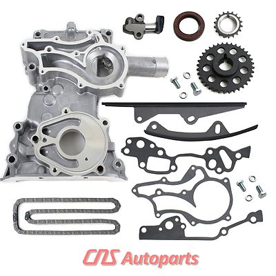 For 85-95 TOYOTA PICKUP 22RE 2.4L TIMING COVER CHAIN KIT 2HD STEEL ...