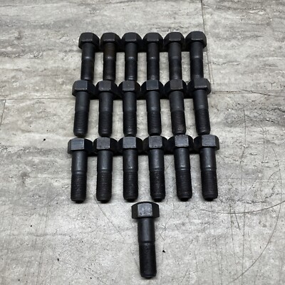 Lot Of 19 OEM Caterpillar CAT 542-0222 5420222 M20X1.5 X 63mn Long Bolt ...