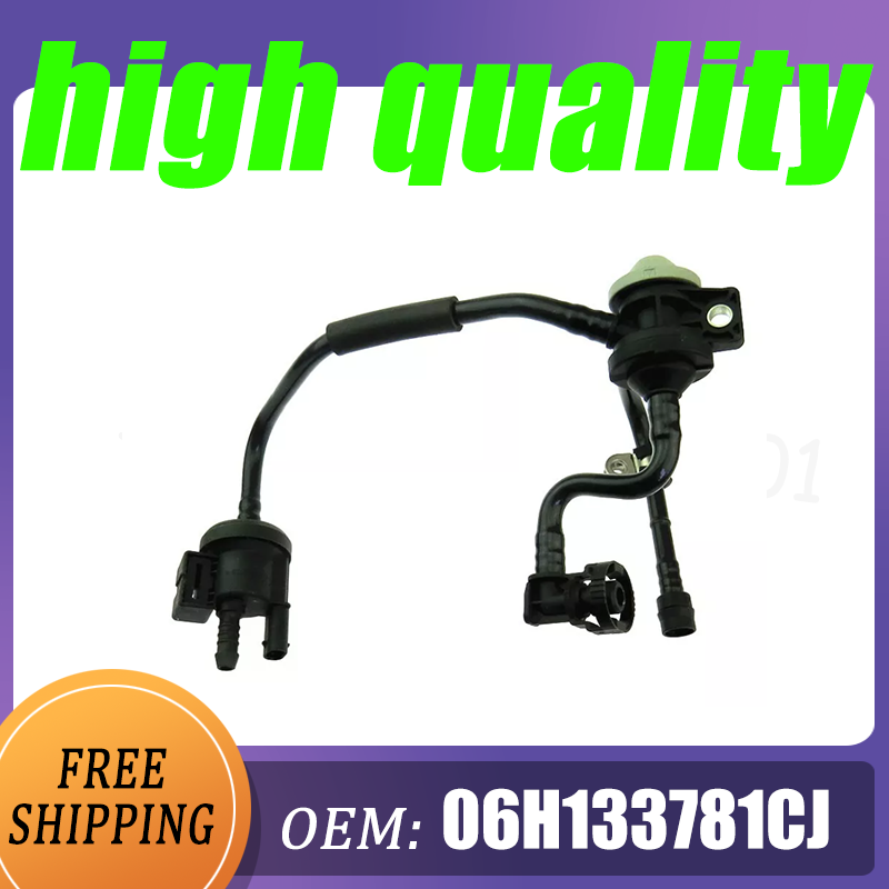 Fuel Vapor Vacuum Purge Valve Solenoid 06H133781CJ For VW Golf Passat ...