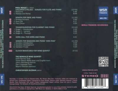 BOREALIS WIND QUINTET / CHRISTOPHER GUZMAN PAUL REALE: CHILDREN'S ...