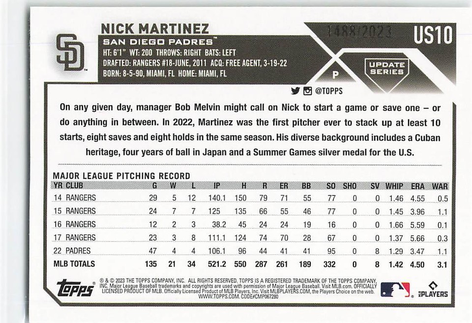 2023 Topps Update ⚾️ - GOLD /2023 Parallel - You choose! | eBay
