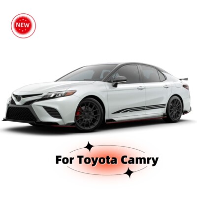 For Toyota Camry Car Vinyl Sport Stripe Sticker Side Door Decals Kit ...