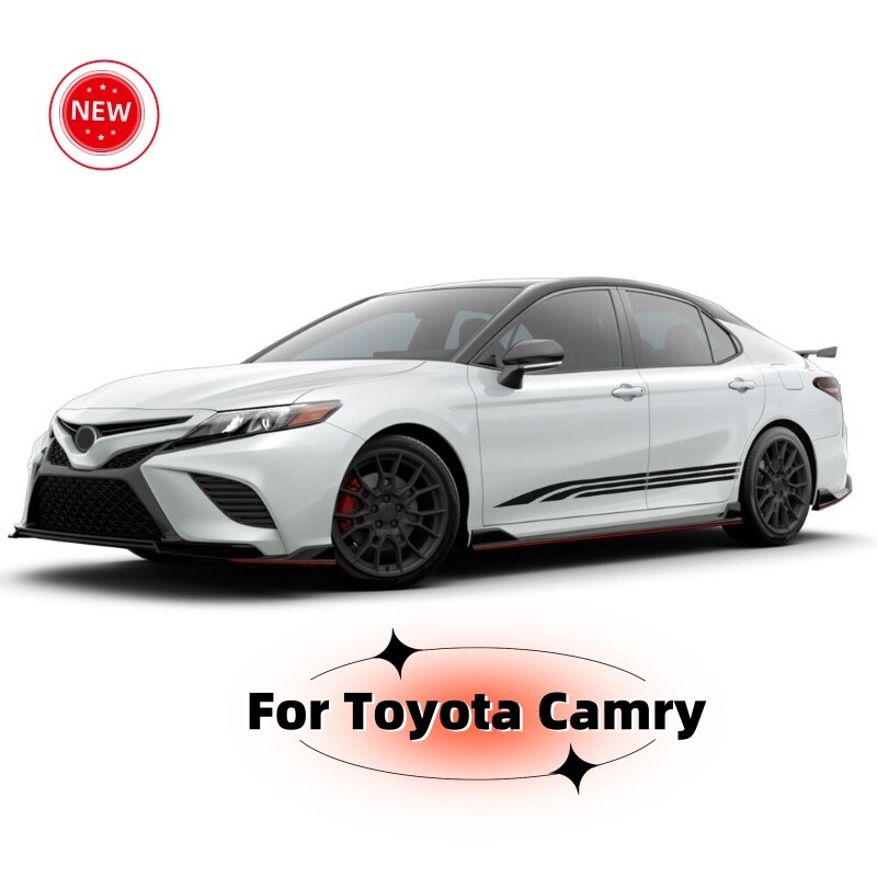 For Toyota Camry Car Vinyl Sport Stripe Sticker Side Door Decals Kit ...