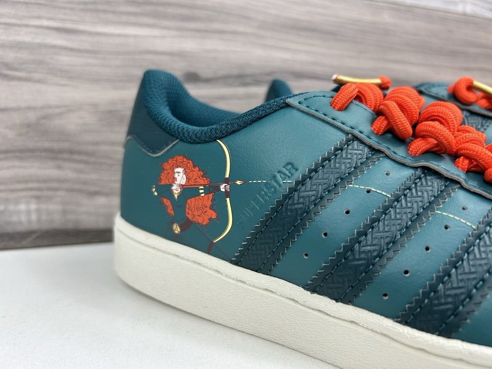 **Adidas Superstar C Disney Princess Green White PS GS Youth Shoes ...