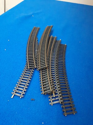 Vintage BACHMANN HO scale Train Tracks 8 track Curved Railroad 18"R NO ...
