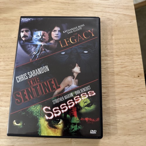 DVD Horror Triple Feature The Legacy The Sentinel - SSSSSSS Retro ...