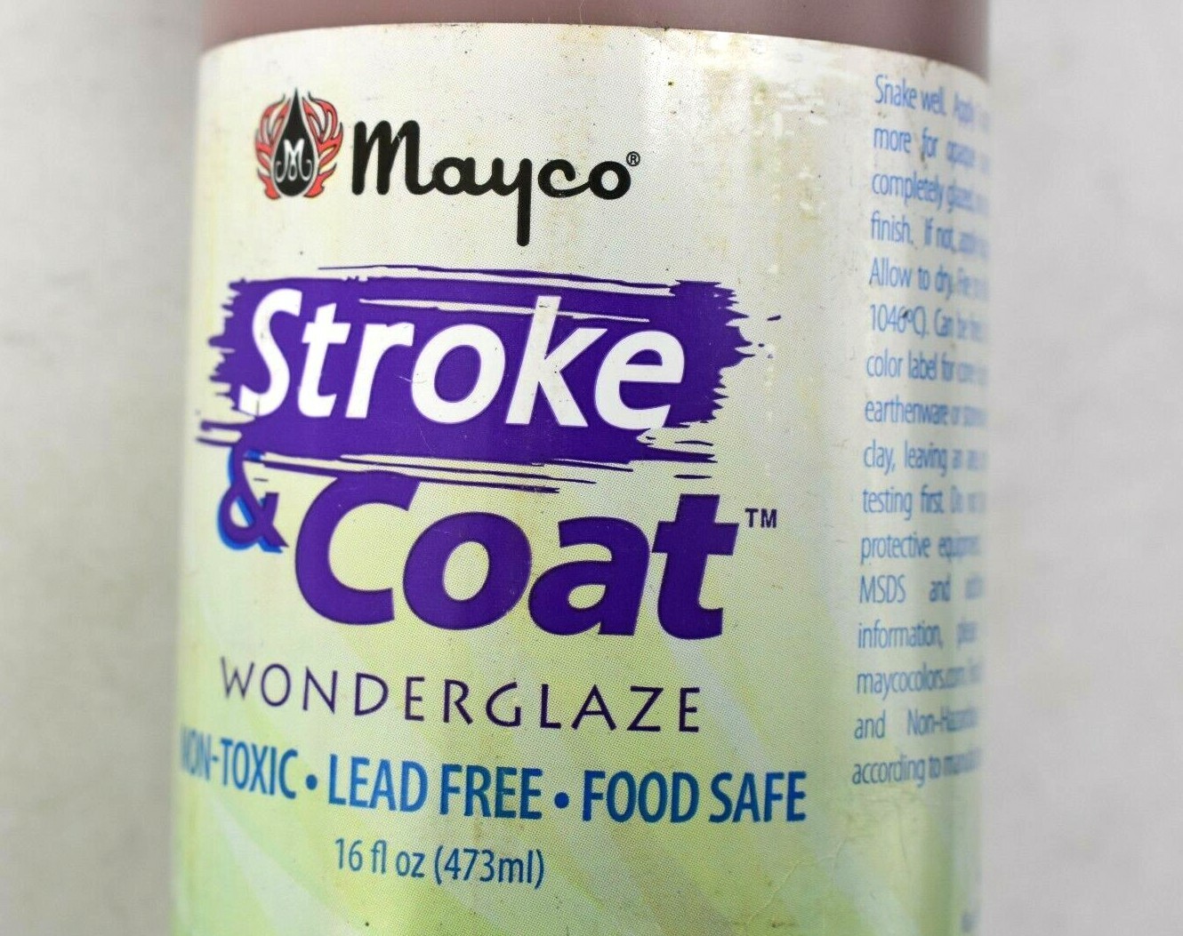 Mayco SC-14 Stroke & Coat Wonderglaze Java Bean 1 Pint Non Toxic Glaze | eBay