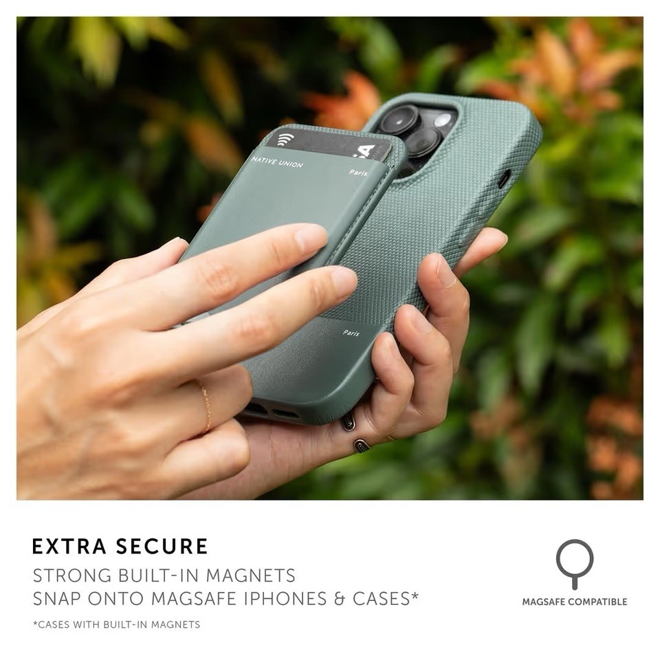 Native Union Re Classic Wallet – MagSafe Card Holder for iPhone 14-17 ...