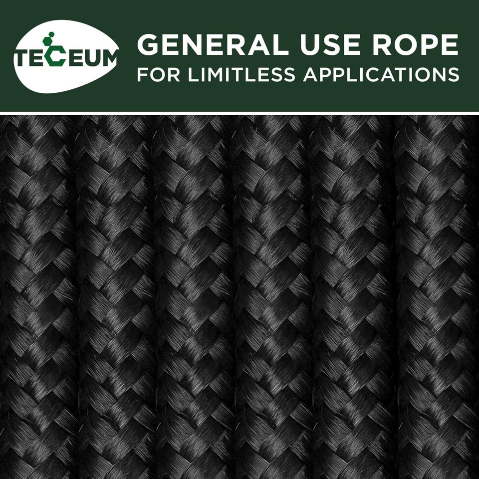 1000lb Polypropylene Nylon Utility Rope 1/4 & 3/8 in 90 150 ft All ...