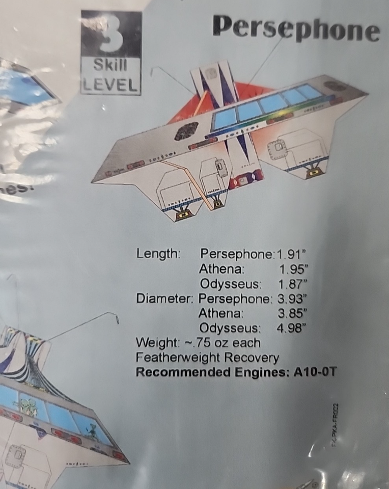 Fliskits Triple Threat #FK-FR002 NOS Model Rocket Kit Free Shipping! No ...