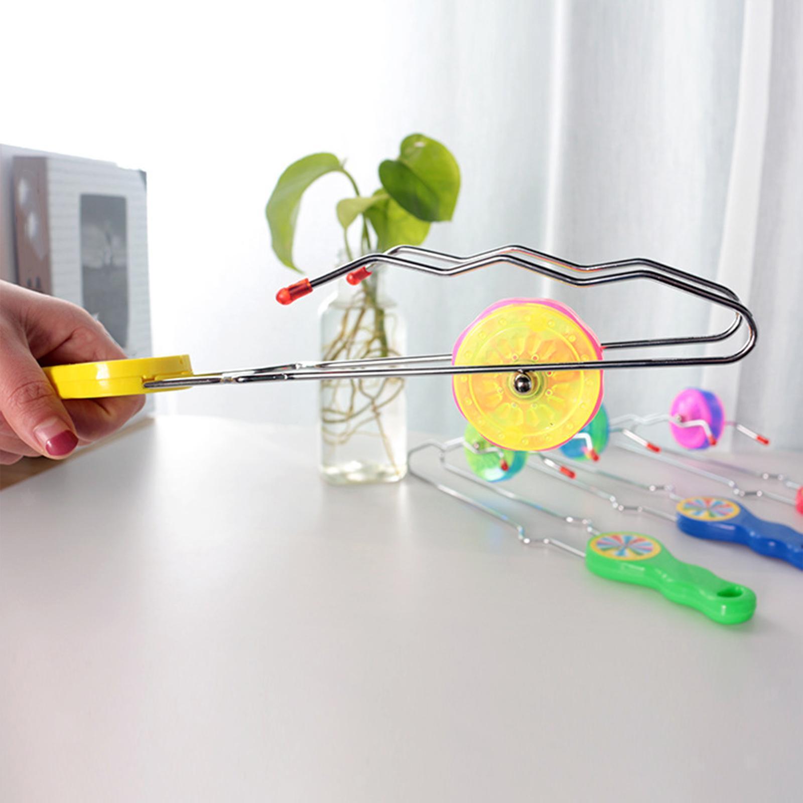 Rail Twisters Flashing Gyro Wheels with Spinning Wheel Glow Gyro Wheels ...