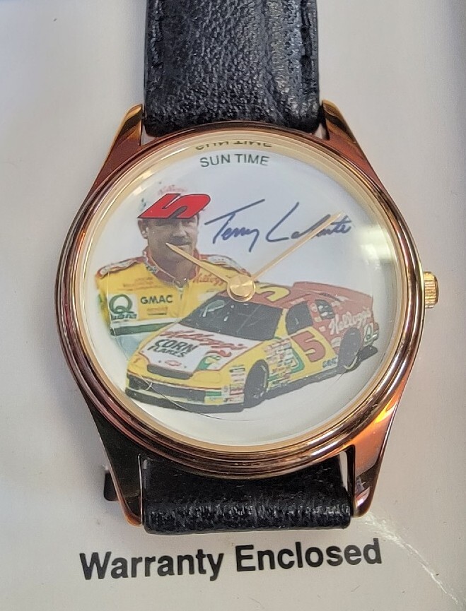 Sun Time Vintage Terry Labonte Driver Signature Series Watch NOS w ...
