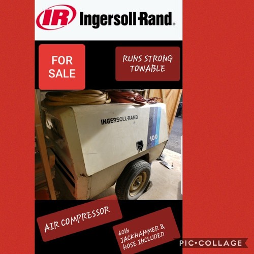 Ingersoll Rand 130 Towable Air Compressor | eBay
