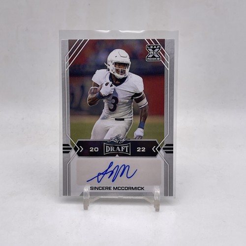 2022 Leaf Draft Sincere McCormick RC Auto #BA-SM2 Las Vegas Raiders | eBay