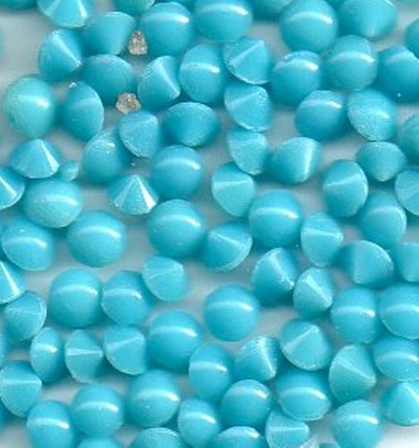 50 Strass Rond Pp26 - 3.3 Mm - Turquoise Table Ronde | eBay