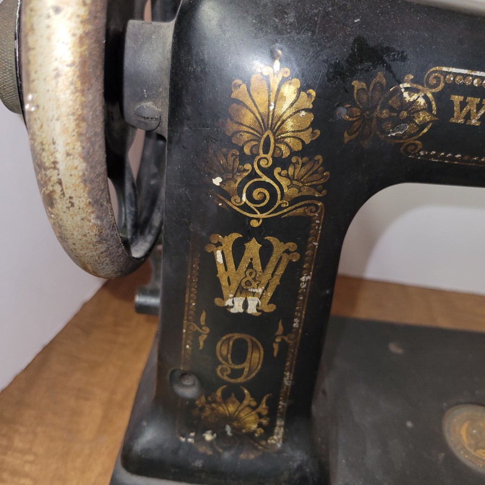 Wheeler & Wilson Sewing Machine Bridgefort Conn Use for looks only | eBay