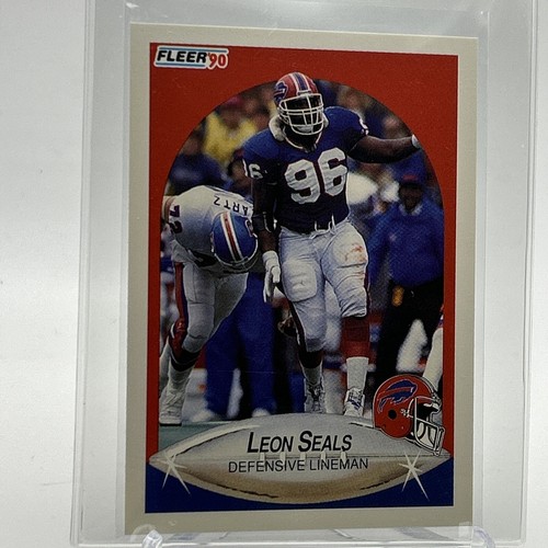 1990 Fleer Update Leon Seals Rookie Football Card #U-72 Mint FREE ...