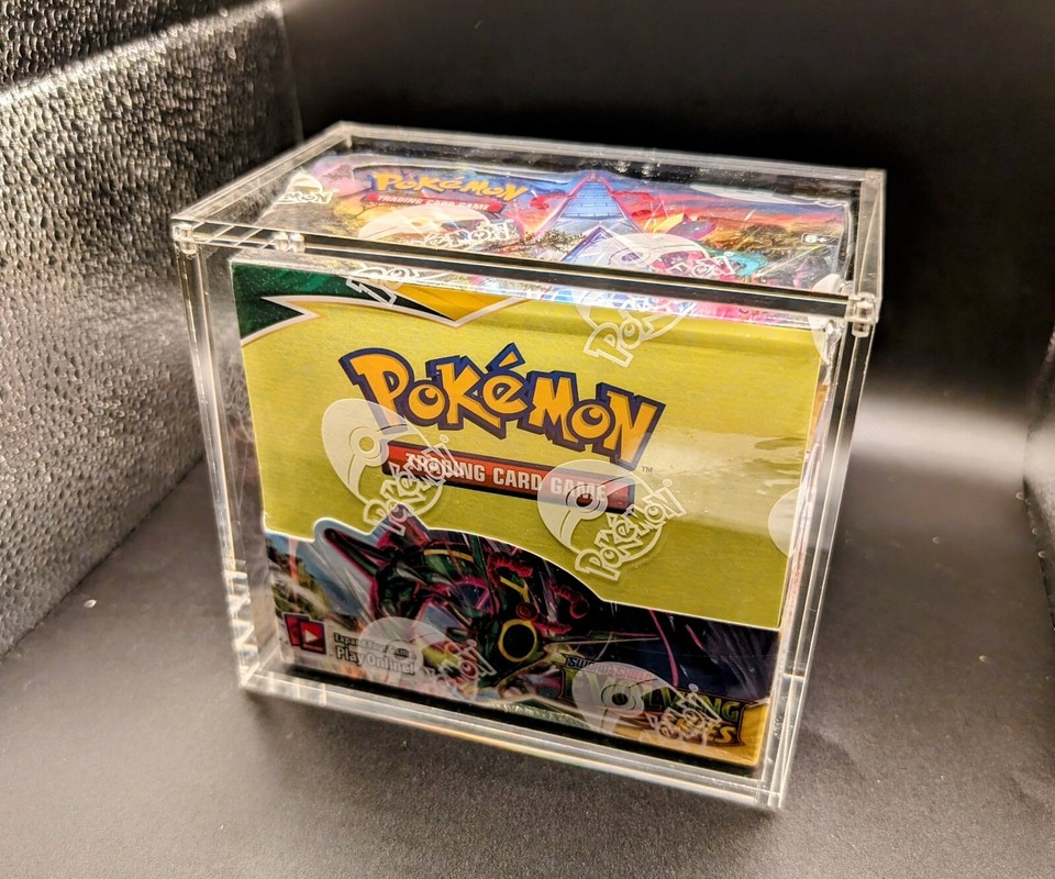 Booster Box Acrylic Case 🔥 Magnetic Lid, High Quality Crystal Clear ...