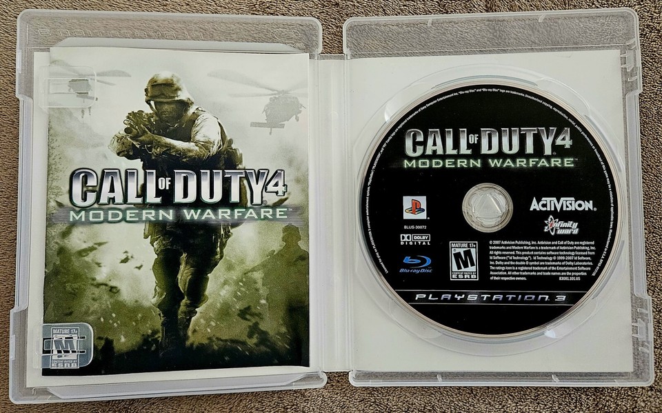 Call of Duty 4: Modern Warfare PlayStation 3 With Manual - Pre-owned | eBay