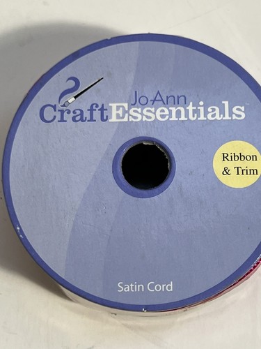 Jo Ann Craft Essentials 2003, Satin Cord Ribbon & Trim, 2mm By 3 Yds ...