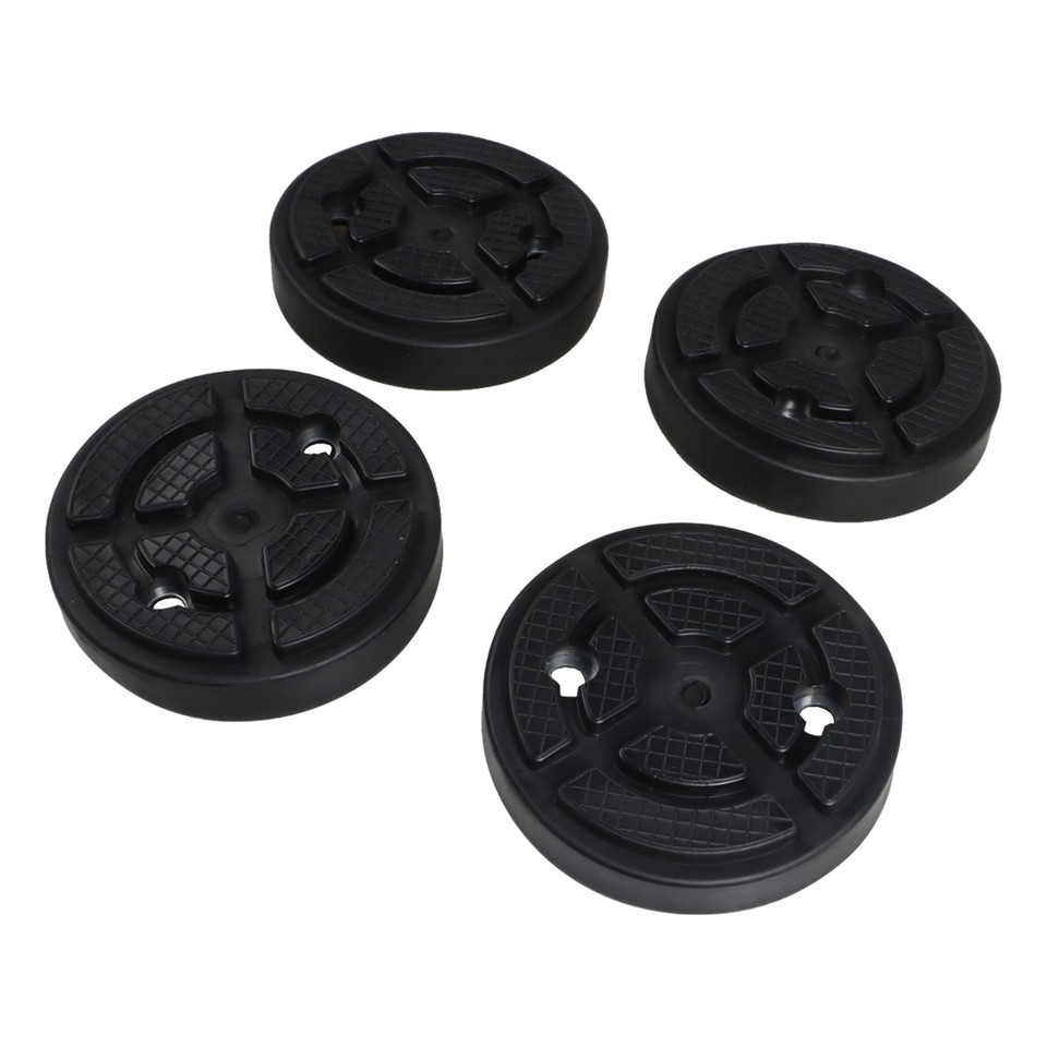 4x Round Rubber Arm Pads Lift Pad for 2 Post Lift Replacement Pads Car ...