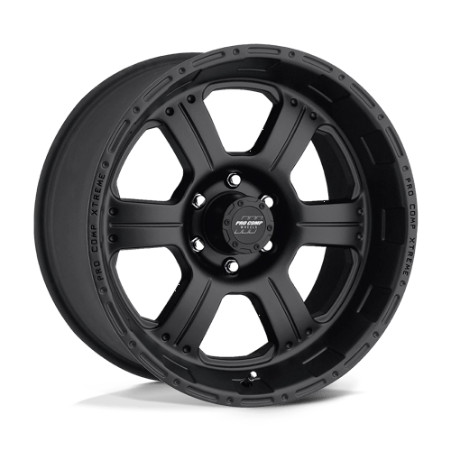 Pro Comp PA89 Kore Flat Black Wheels: 16x8, 6x114.3/6x4.5, -12mm ...