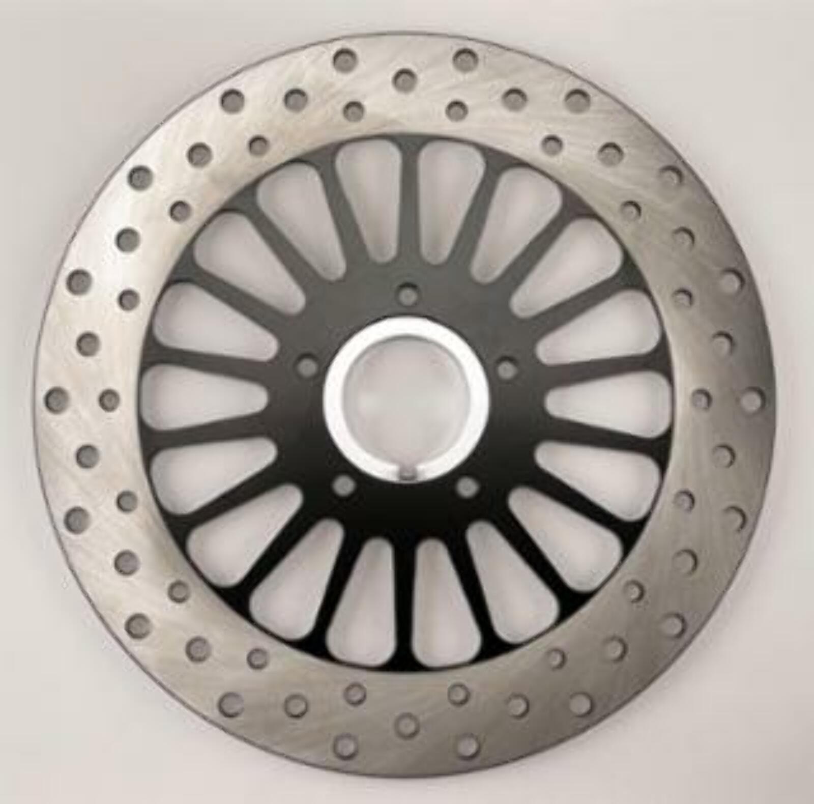 ULTIMA 11.5 BLACK KING SPOKE FRONT BRAKE ROTOR FOR HARLEYS | eBay