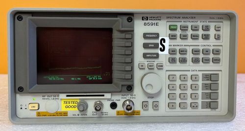 HP / Agilent 8591E 9 kHz to 1.8 GHz, GPIB, Portable Spectrum Analyzer ...