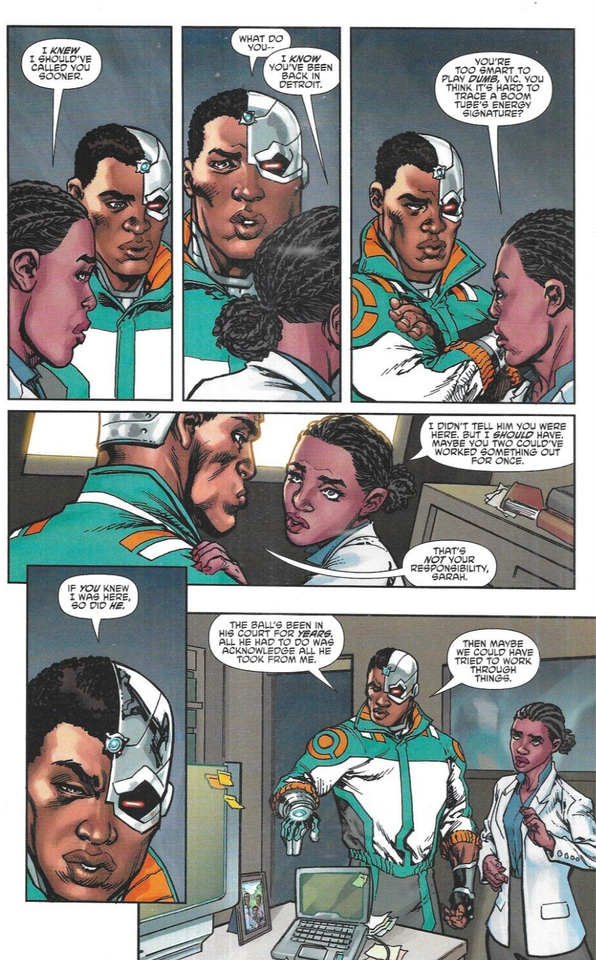 Cyborg Comic 1 First Print Cover A Edwin Galmon 2023 Morgan Hampton Tom ...