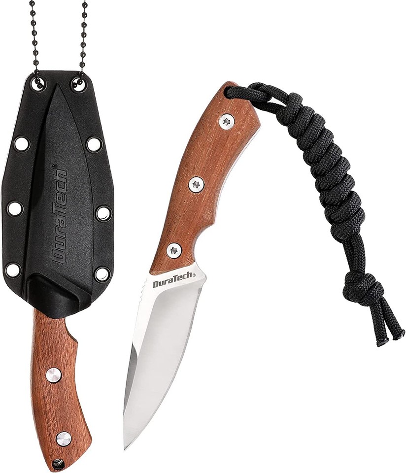 6" Fixed Blade Neck Knife Tactical Hunting Knife Survival Military ...