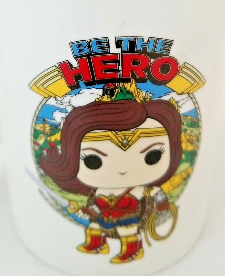 FUNKO Wonder Woman "Be The Hero" Ceramic Coffee Cup WW84 DC Comics ...