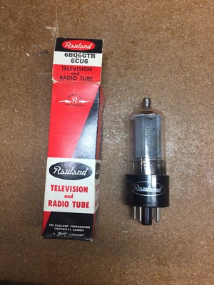 6BQ6 GTB/6CU6 tube, Rauland, RCA, or Motorola NOS tested strong on TV-7 ...